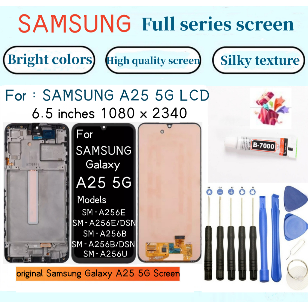 AMOLED Brand New Samsung Galaxy A25 5G LCD Touch Display For A25 SM ...