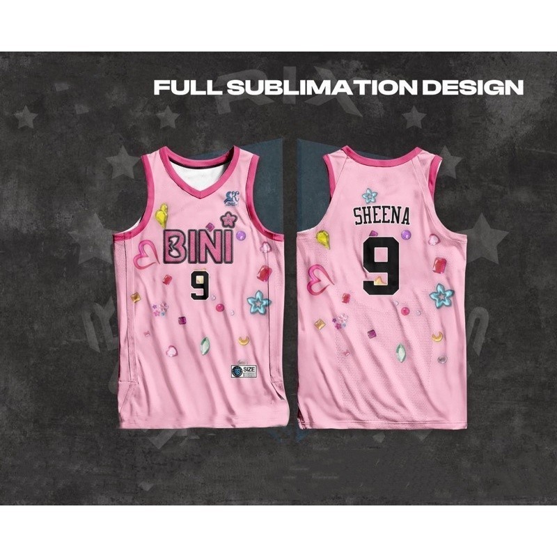 2024 New BINI jersey Bloom(s) exclusive jersey customized name and number | Shopee Philippines