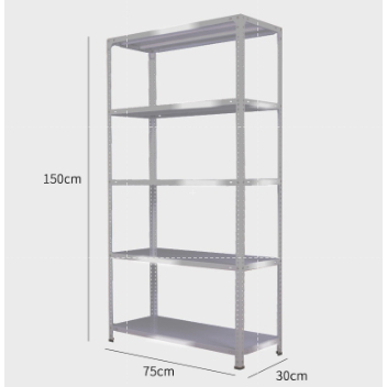 Durable Metal Storage Rack with Adjustable Shelves and Multiple Sizes ...
