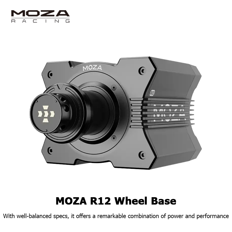 MOZA Racing R12 Wheel Base Lightweight Design 12 N·M Torque Direct ...