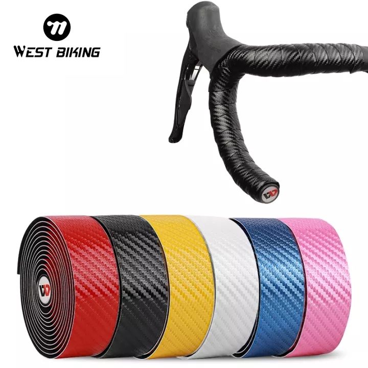 【PH Delivery】WEST BIKING 1 Pair Bicycle Handlebar Tape PU EVA Bar Tape ...