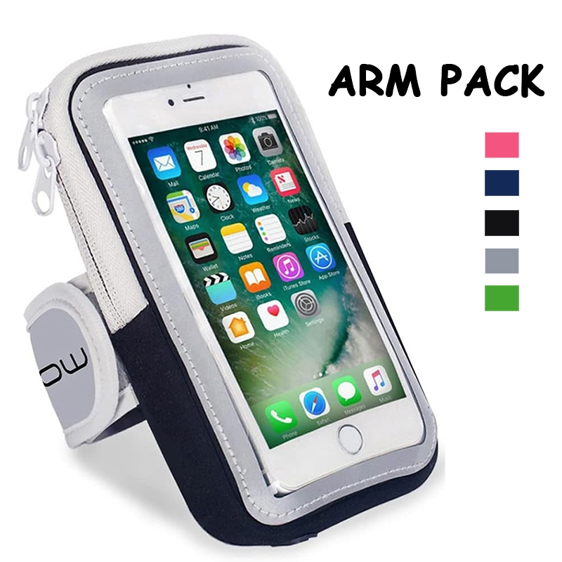 6.5'' Universal Running Sports Arm Pack jogging Armband Case Arm Band ...