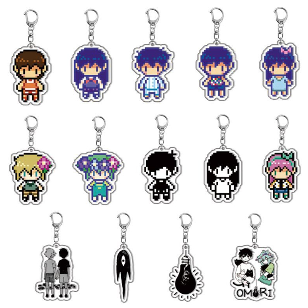 Omori Pixel Oblikai Hero Bethel Mary Acrylic Keychain | Shopee Philippines