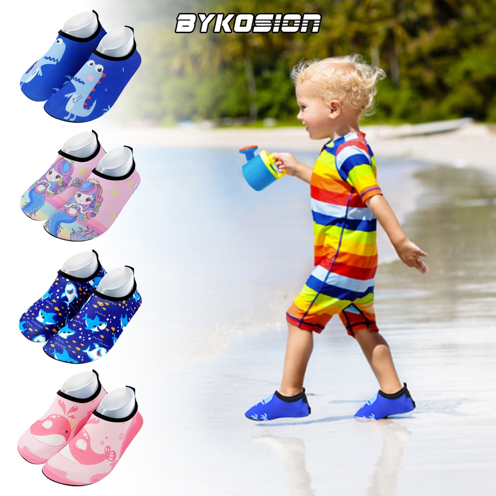BYKOSION Barefoot Aqua shoes for Kids Summer swim shoes Children Beach ...