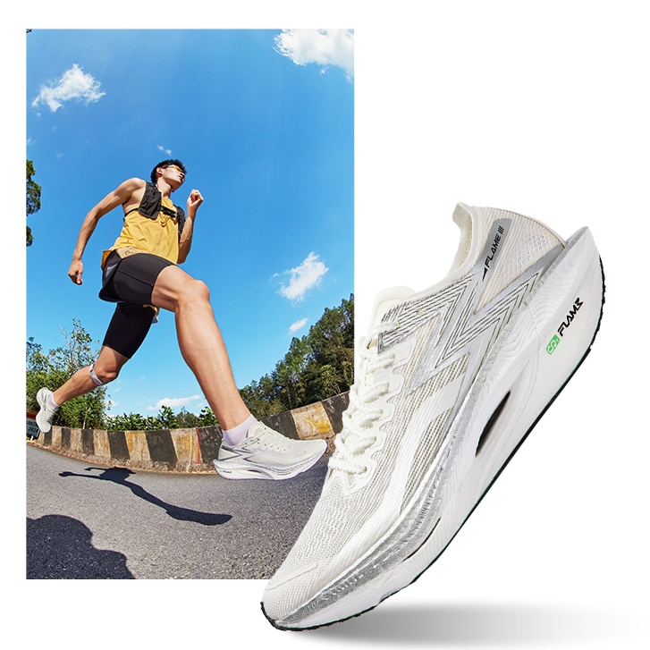 361 Degrees Flame 3.0 Men Running Shoes Marathon Carbon Plate Racing ...
