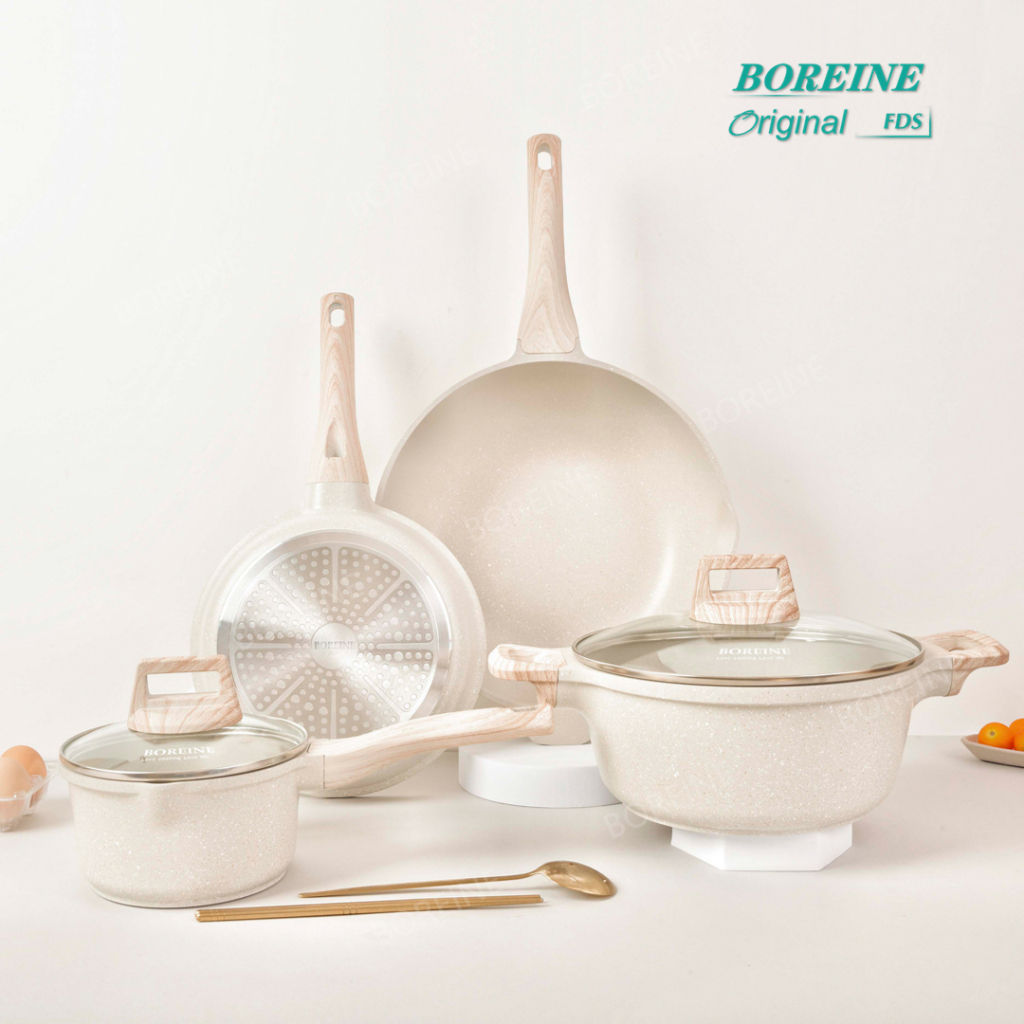 BOREINE Professional Enjoy cooking Cookware Saucepan Wok milk Pot ...