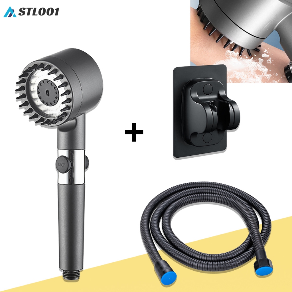 Shower head Booster Shower 3 in 1 Portable Bathroom Shower Set Handheld ...