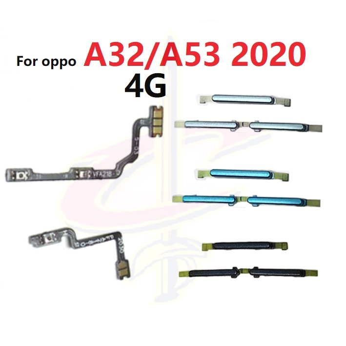 Power switch volume button flex For OPPO A32 A53 2020 4G | Shopee ...