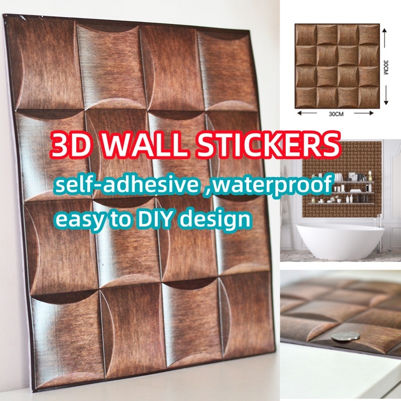 3D Wallpaper Waterproof wallpaper adhesive wall decor PVC brick Wall ...