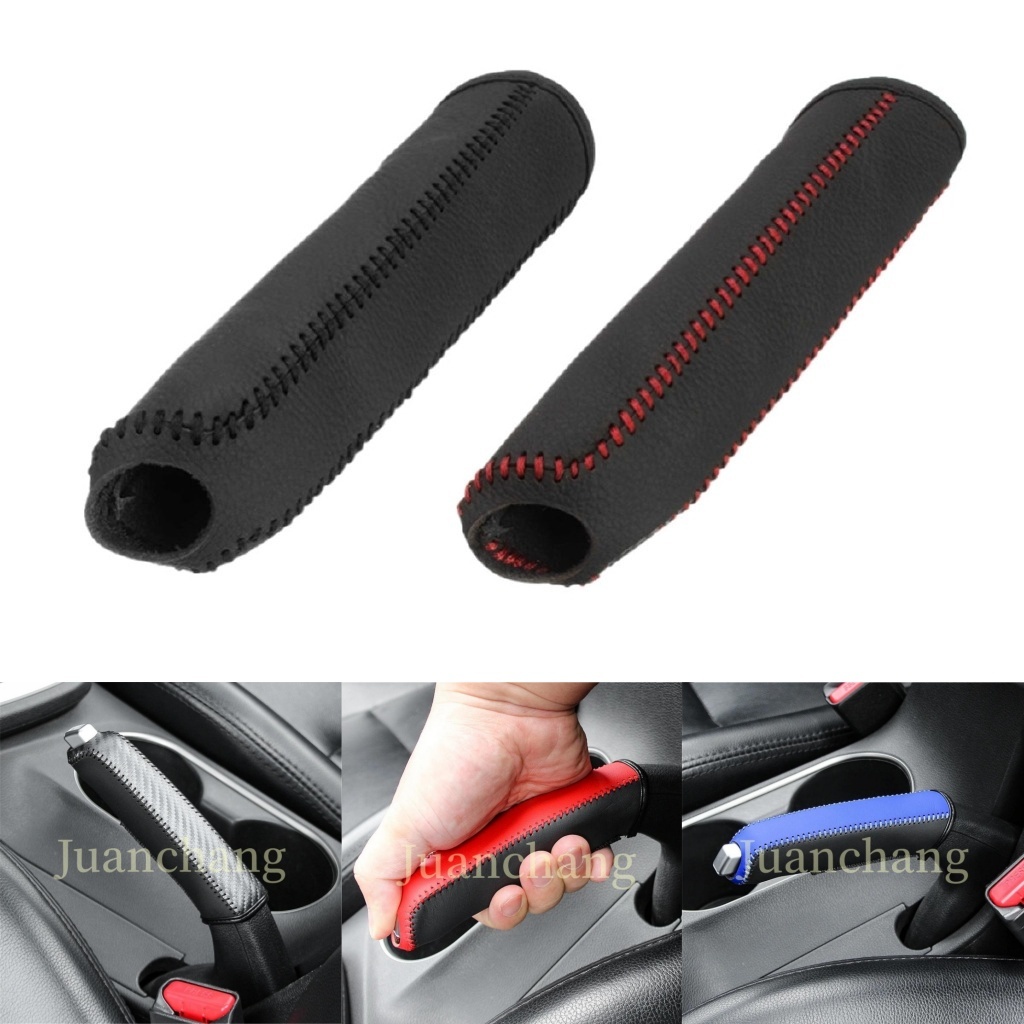 【Ready stocks】Car imitation leather shifting hand brake cover Car ...