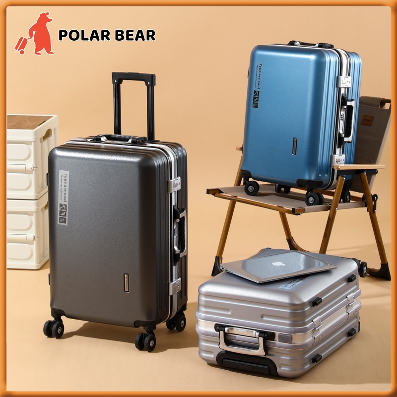 【Aluminum USB 】20/24 In Luggage Suitcase TSA Lock USB Charging Luggage ...