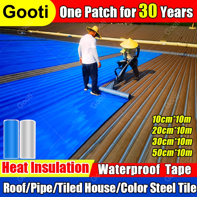 10/20/30/50cm Super Strong Butyl Waterproof Tape for Roof Leaks Color ...