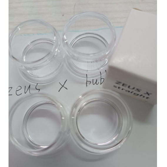 Z Glass pipe fittings with a height of 21.5mm, straight pipe fittings ...