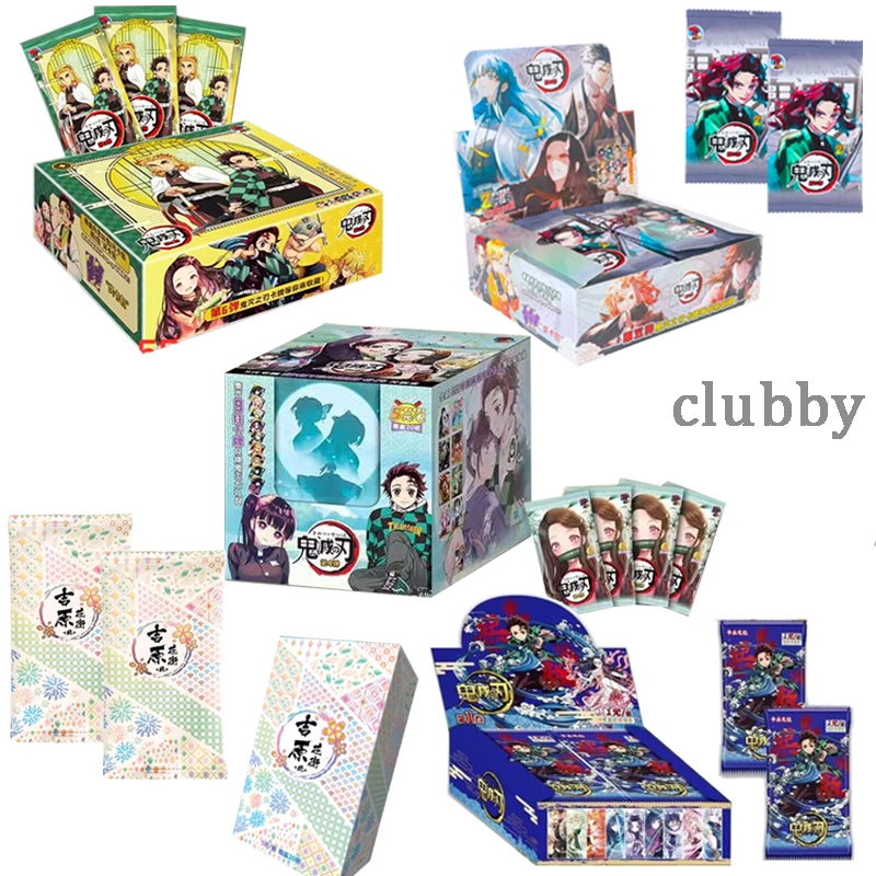 Demon Slayer Card Pack Tanjiro Nezuko Rengoku TCG rare SSR/UR/LR Anime ...