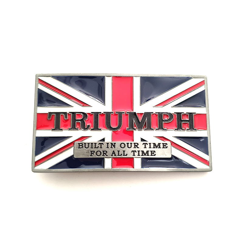 Classic Blue Red Rectangle Flag Accessories Jeans Embellishment Belt ...