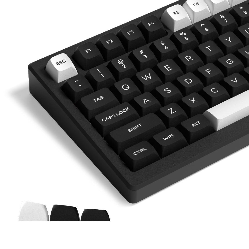 189 Keys Full Keyboard Keycaps Double Shot KDA Profile WOB BOW PBT Key ...