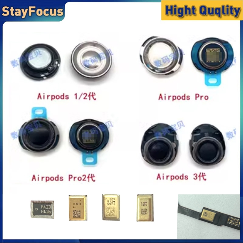 New For Airpods 1 2 3 Pro Pro2 1st 2nd A1604 A1523 A1722 A2032 A2031 ...