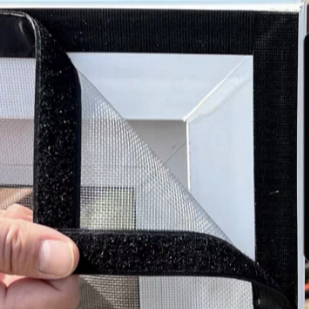 Easy Install Mesh Window Net with Velcro for Anti-Mosquito Protection ...