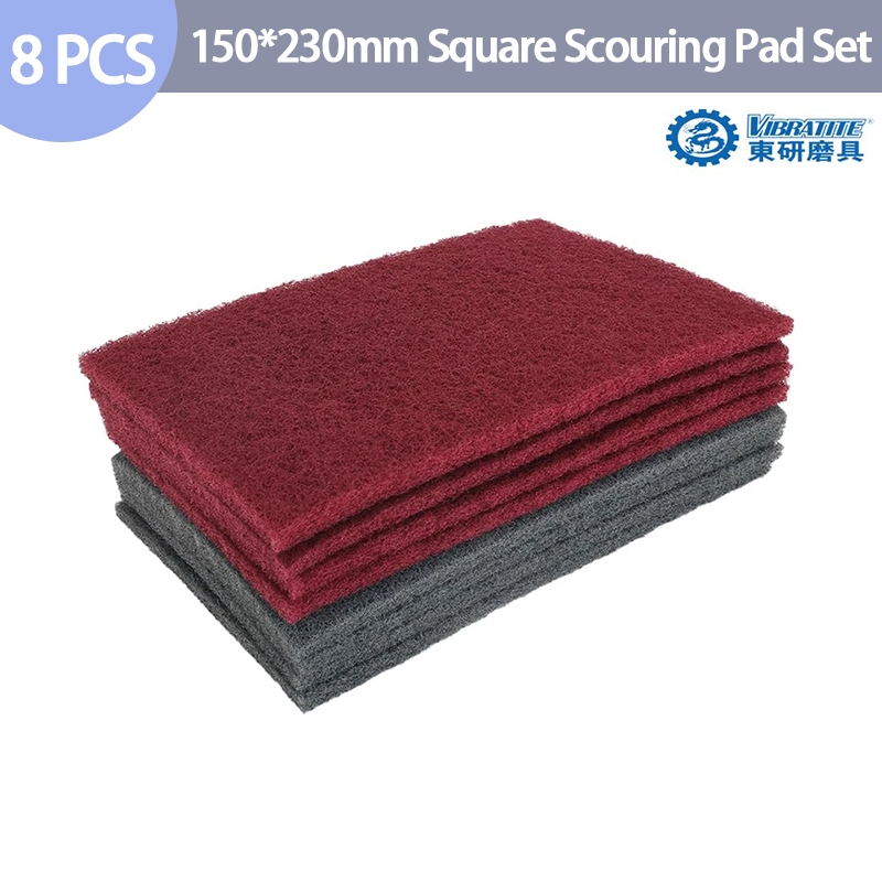 8 Pcs 6Inch X9Inch Scuff Pad Scouring Pad Scuffing Sanding Cleaning ...
