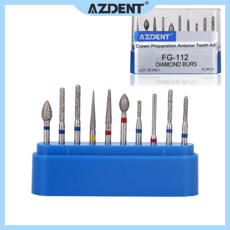 AZDENT Dental Diamond FG Bur Kit | Shopee Philippines