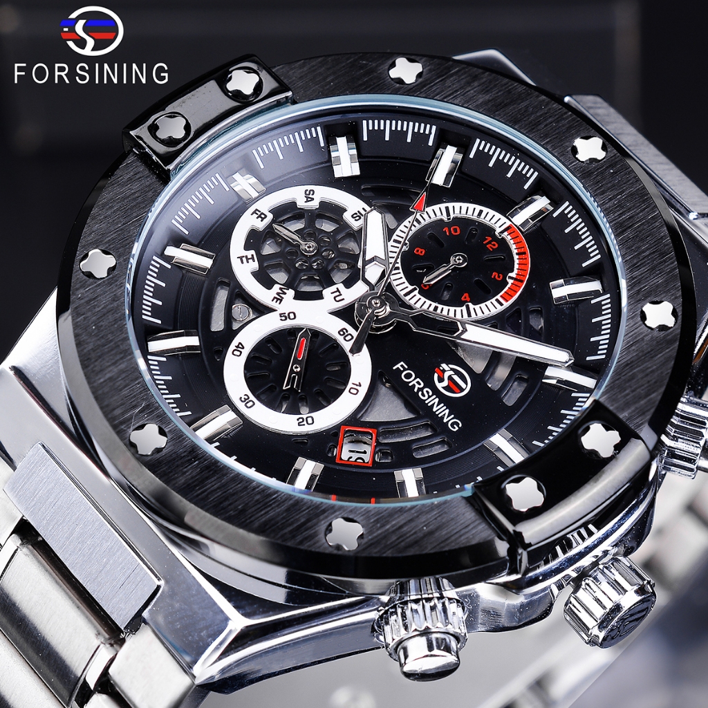 Forsining watch Fashion Luxury Racing Men's Mechanical Watch Automatic ...