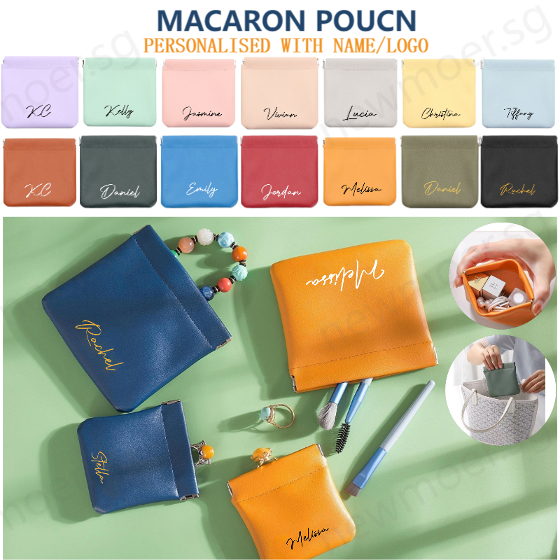 Personalized Pouch | Customized Name Logo Storage Pouch Cosmetic Bag ...