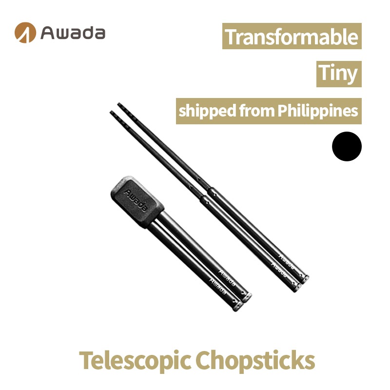 Awada Portable Outdoor Camping Picnic Telescopic Chopsticks BBQ Picnic ...