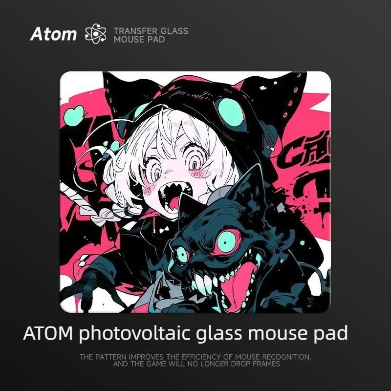 Atom Photovolta Glass Mouse Pad Upgrade Smooth FPS Gaming Gaming ...