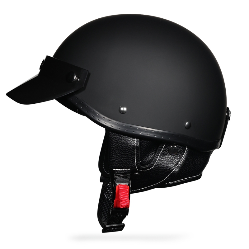 Half Face Motor Helmet Vintage Harley For Electric Bike Motorcycle ...