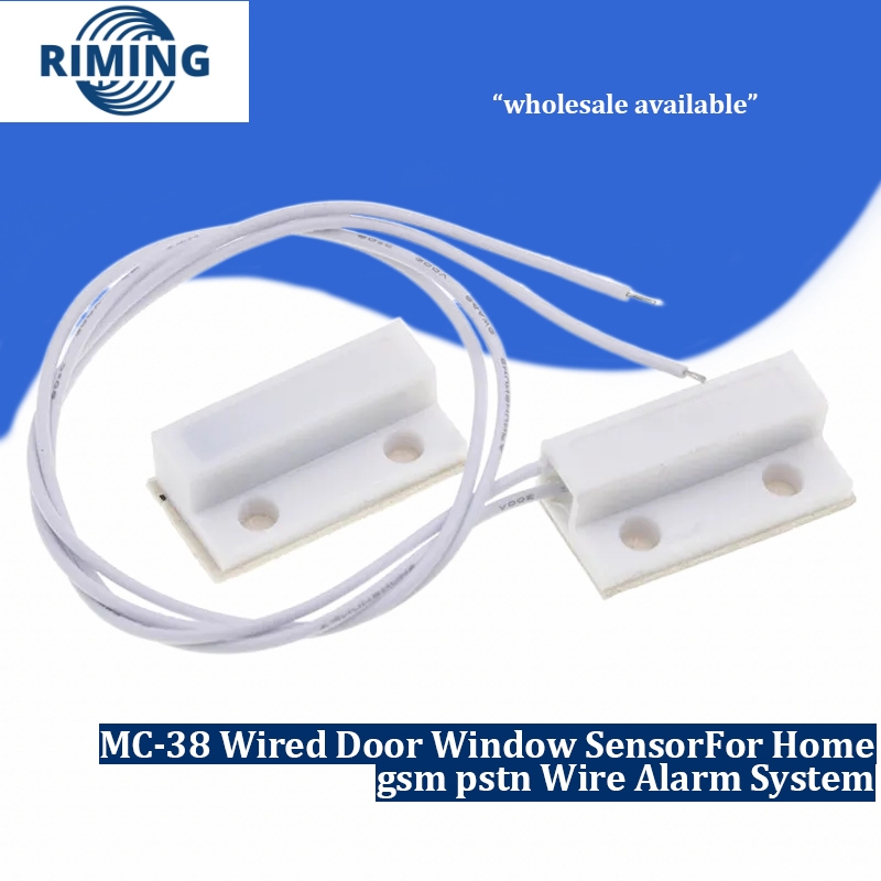1 Set MC-38 Wired Door Window Sensor MC38 Magnetic Switch normally Closed NC for our Home gsm ...