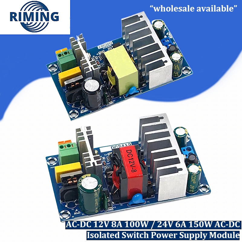 12V 8A 100W Switching Power Supply Board AC-DC Circuit Module Power Source Module 24V 6A 150W ...