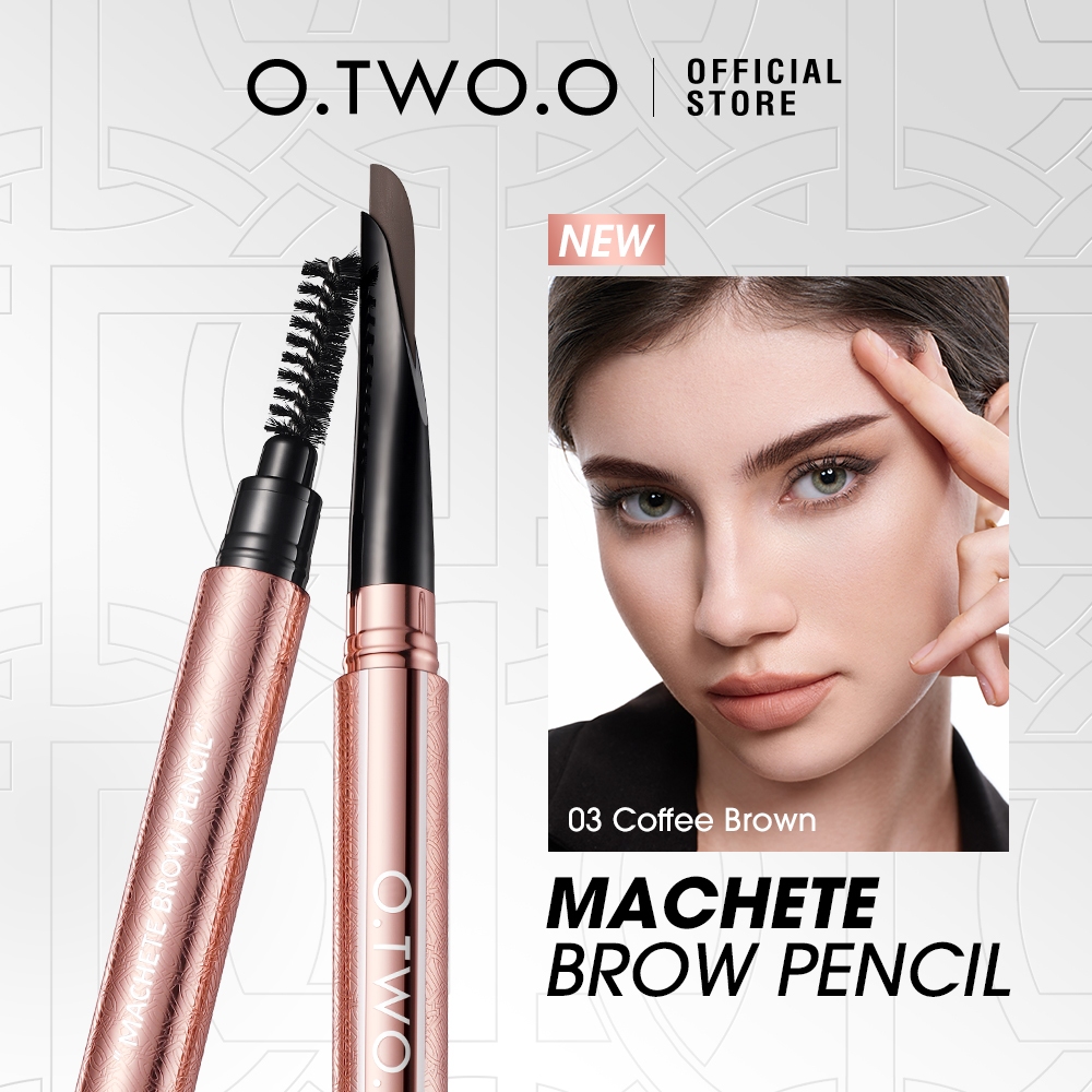 【Haute Series】O.TWO.O Sculpting Machete Eyebrow Pencil Waterproof Long Lasting Create Silky Wild ...