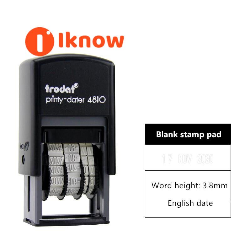 I know Trodat Printy Dater 4810 Self Inking Date Stamp English/Chinese calendar | Shopee Philippines