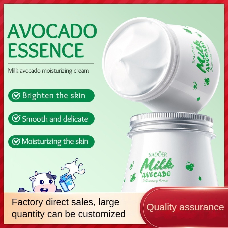SADOER Milk and Avocado Moisturizing Cream Moisturizing delicate ...
