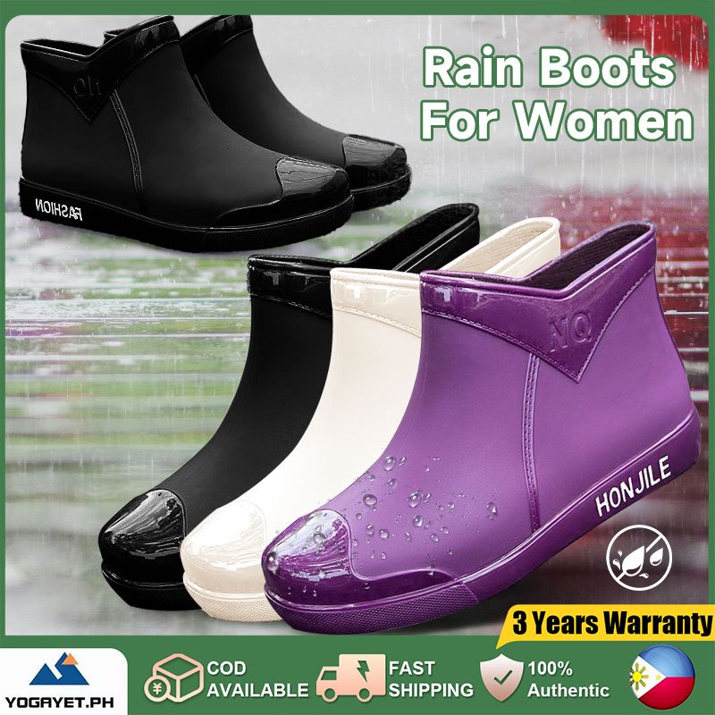 YOGAYET Rain Boots For Women Waterproof Rain Boots High Quality Outdoor ...