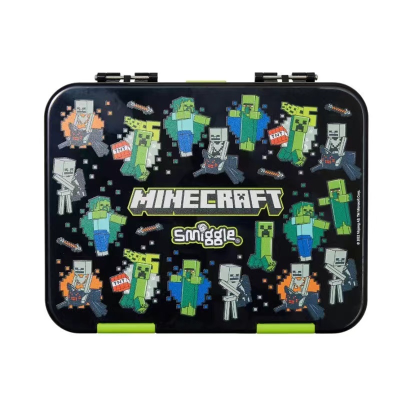 Smiggle Minecraft Happy Medium Bento Lunchbox | Shopee Philippines