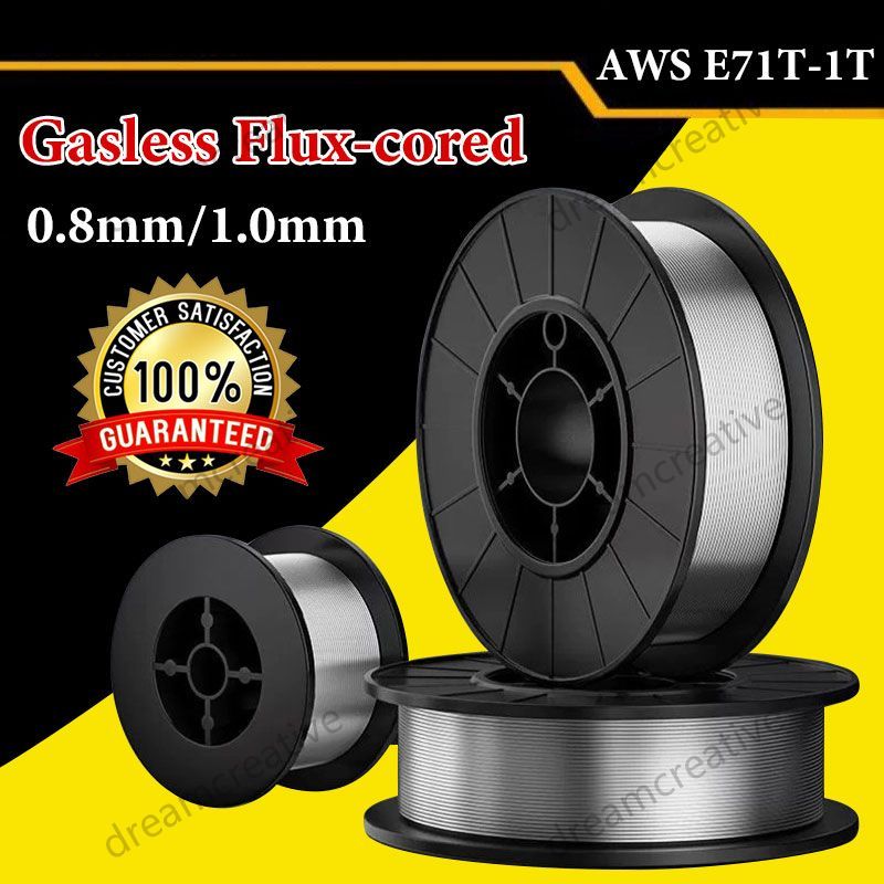 Gasless Flux Cored 1kg 0.8MM/1.0MM Wire Gasless Steel Flux Cored Wires E71T-GS High Performance ...