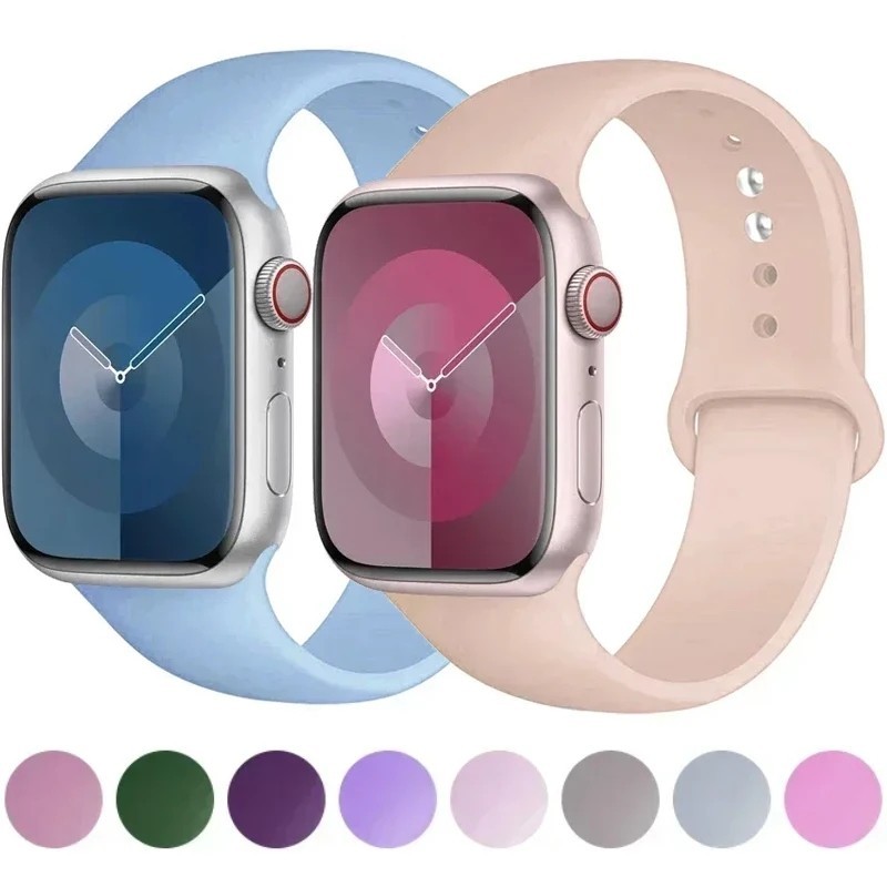 Color Candy Silicone Band Watch Strap For Smart Watch Series Ultra 2 ...