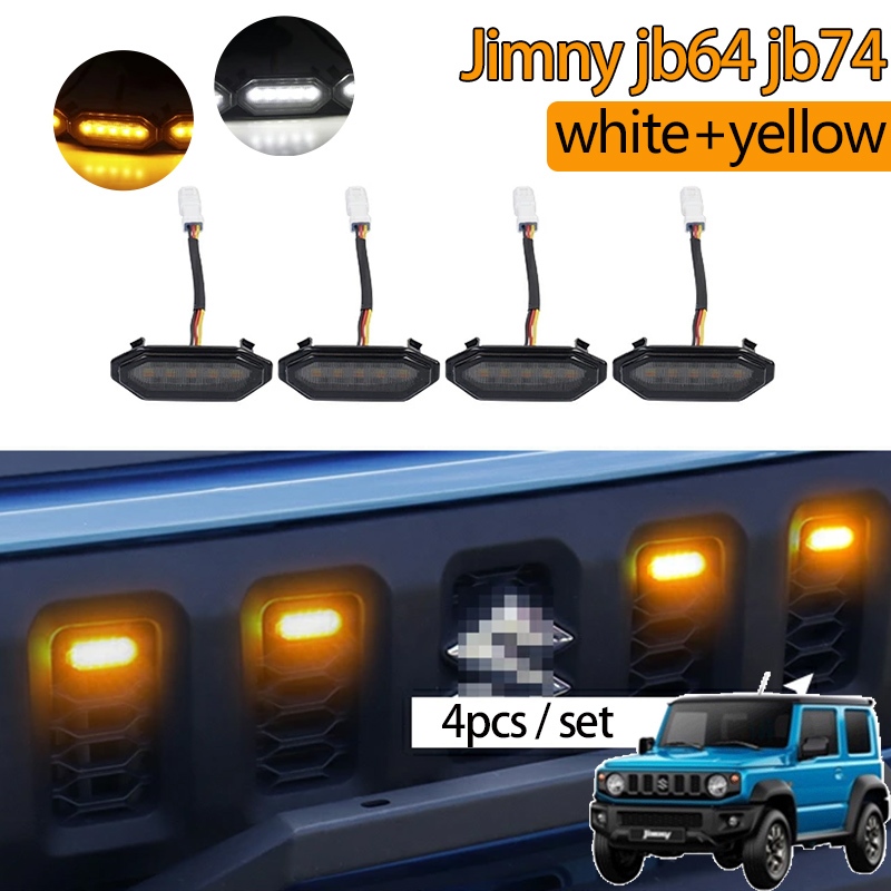 Suzuki Jimny JB64 JB74 (2018-2023) LED grille lights external grille lamps LED running signal ...