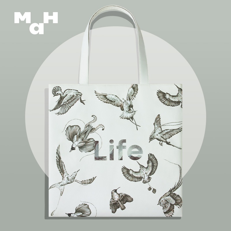 MAH | Twilight Mountain Lake Series 3029S Tote Bag Large Capacity ...