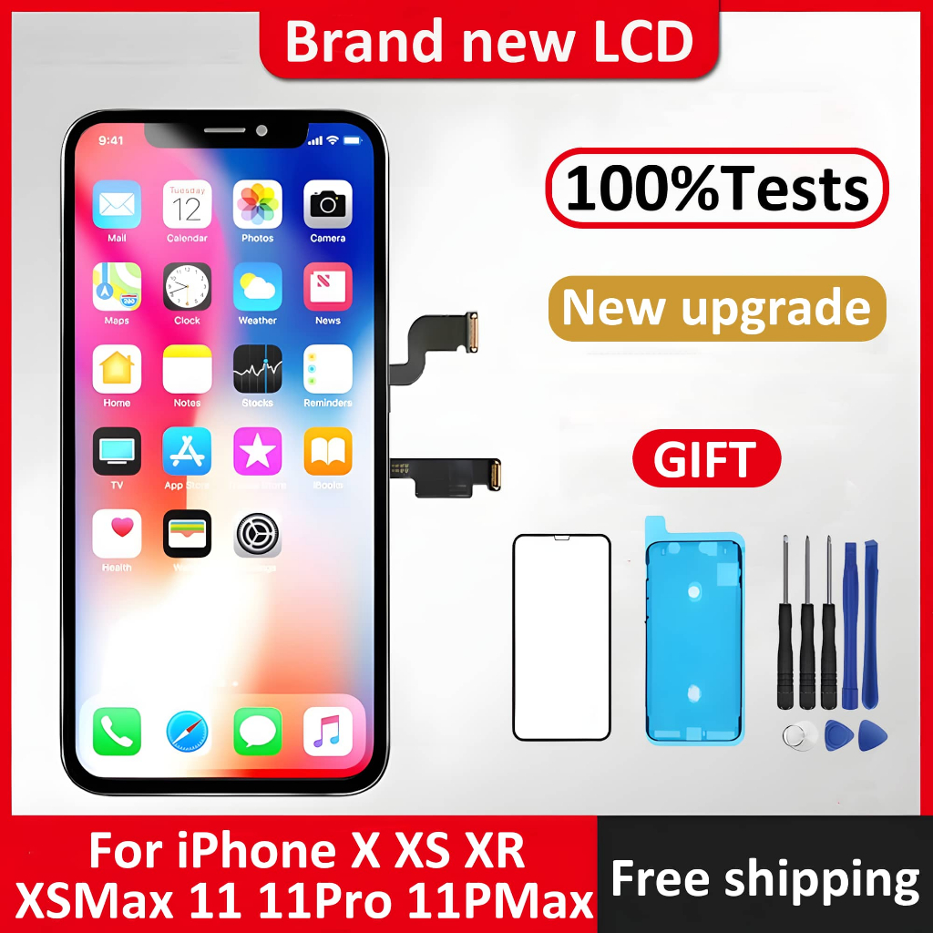 LCD screen For iPhone X XR XS XSMax 11 11Pro 11PMax LCD Touch Screen Digitizer Replacement ...