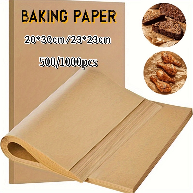 500-1000pcs Baking Paper/Baking Paper Parchment/Wax Paper For Food ...