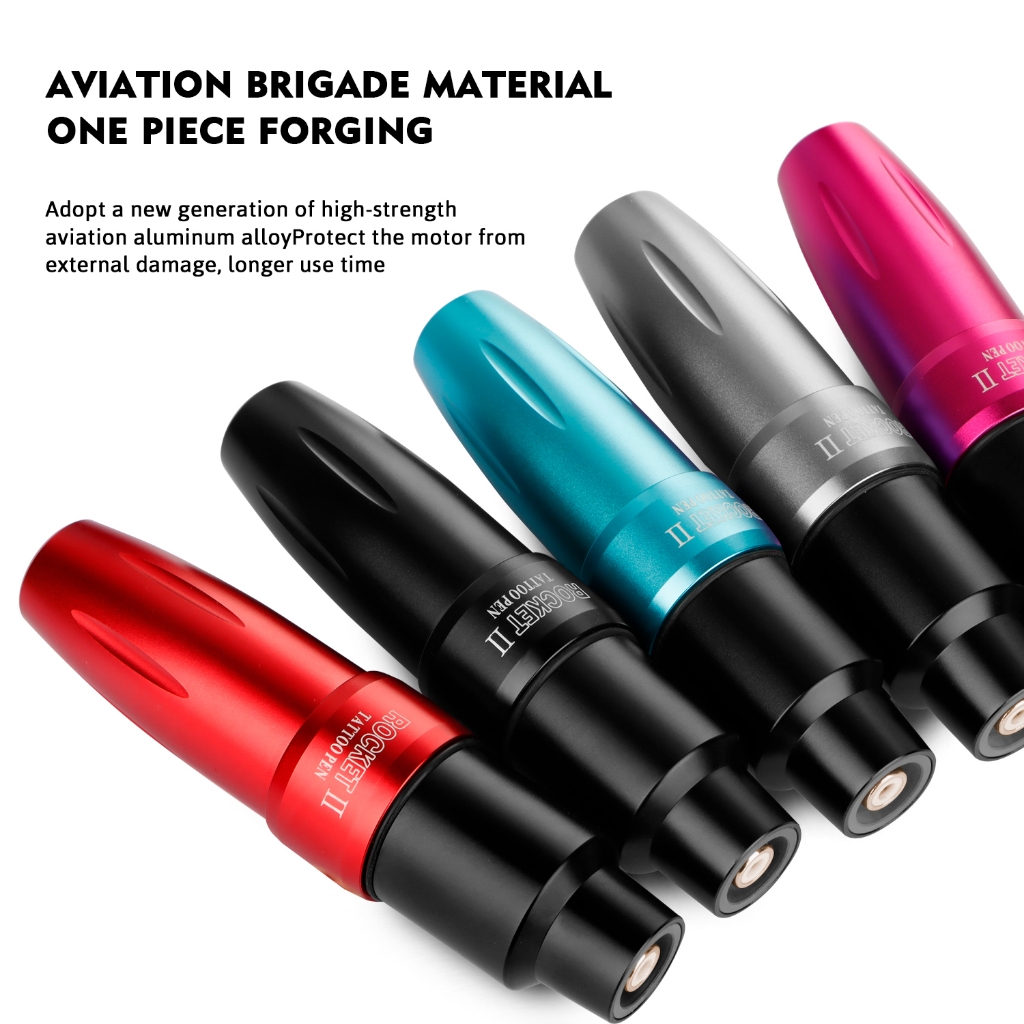 ROCKET 2 Pen Type Rotary Tattoo Machine Pen with light powerful Japan ...