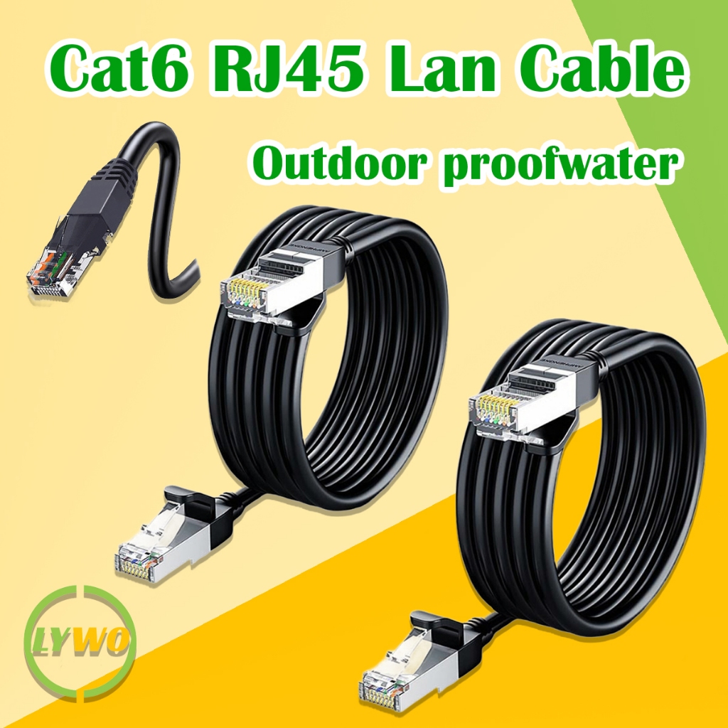 10M-150M Cat6 Outdoor Lan Cable RJ45 CAT6 Ethernet Jumper Gigabit Cable UTP Water Proof Outdoor ...