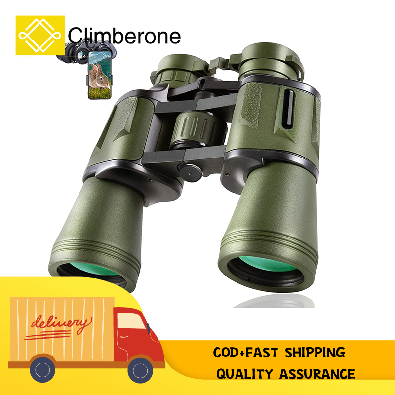 20x50 50000M HD Zoom BAK4 Professional Powerful Military Binoculars Long Range Powerful ...