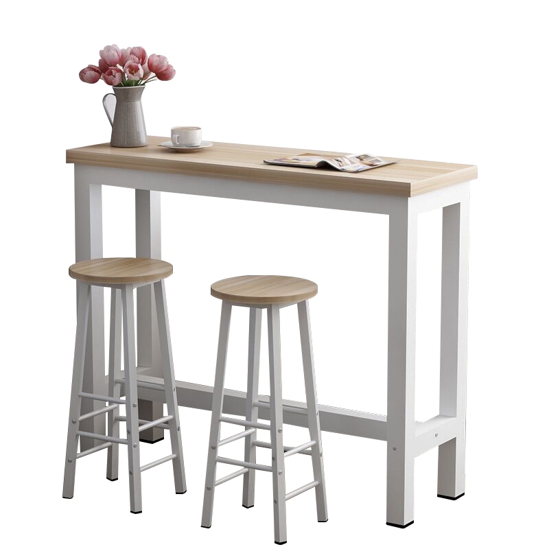 FURNISO Set With Chair Simple Bar Table 1 Table+2 Chair Home Kitchen ...