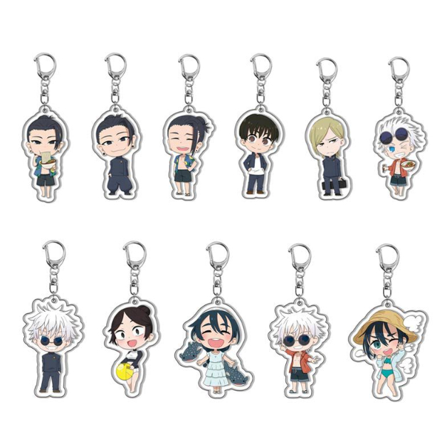 Spell Back to Battle Acrylic Keychain Knotweed Yuren Fu Hei Hui Pendant ...