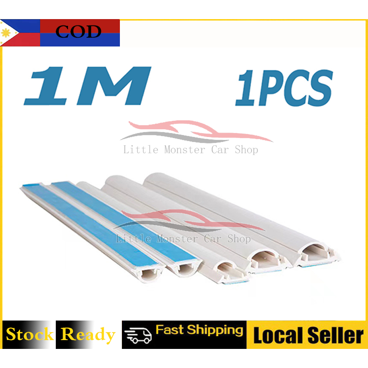 1M PVC wall line cover Cable Concealer cable hiding organizer Soft cord ...