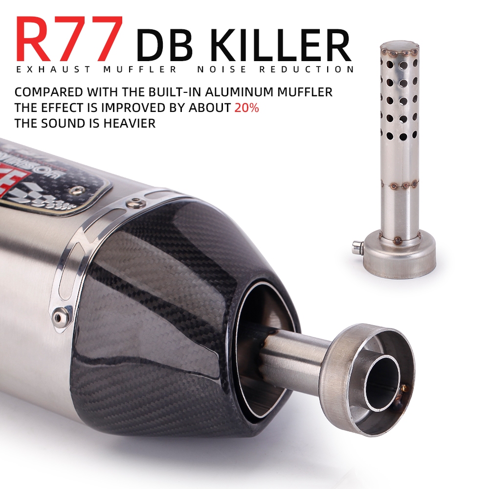 Yoshimura R77 51mm Universal Motorcycle Exhaust Muffler DB Killer | Shopee Philippines