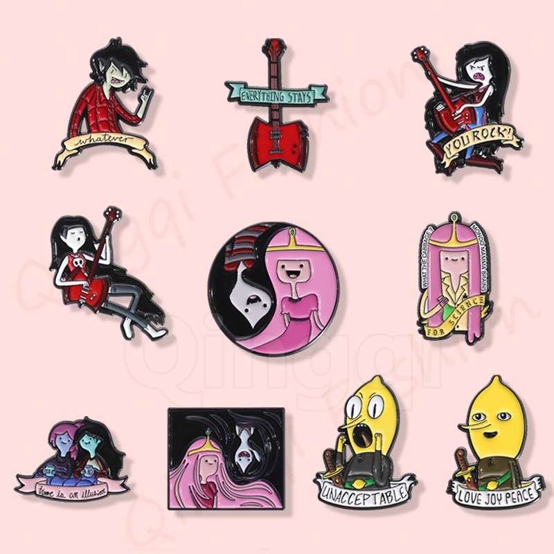 Anime Adventure Game Brooch Pins Cartoon Characters Brooch Metal Bagdes ...